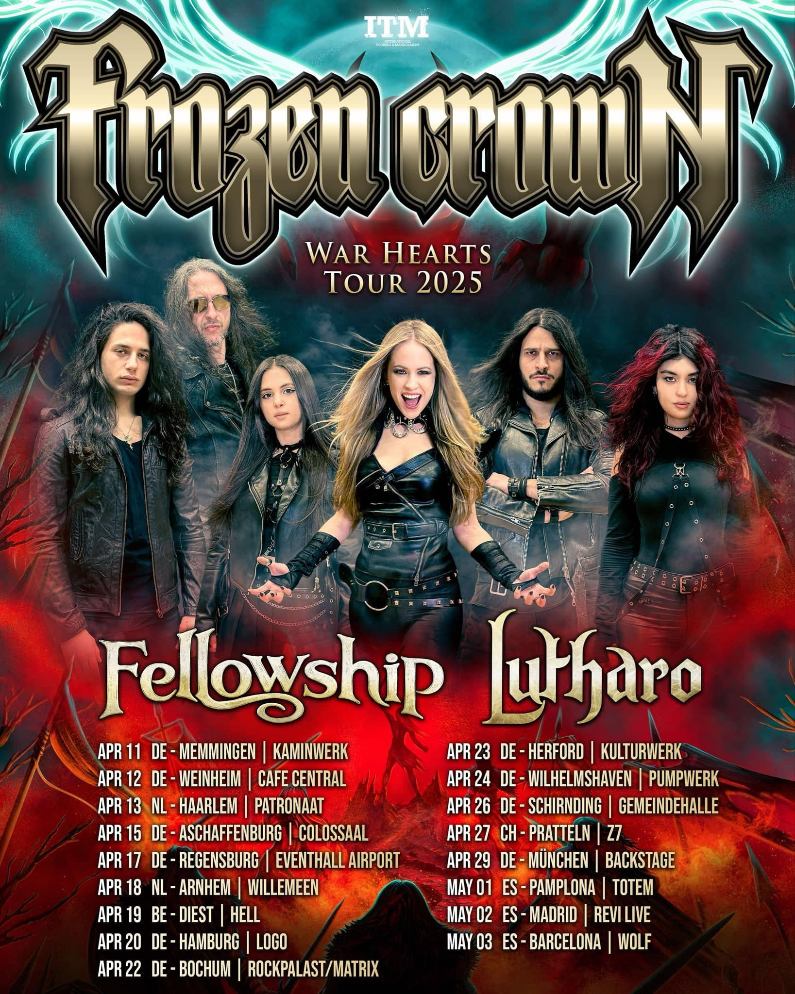 Lutharo to tour Europe with Frozen Crown and Fellowship this spring ...
